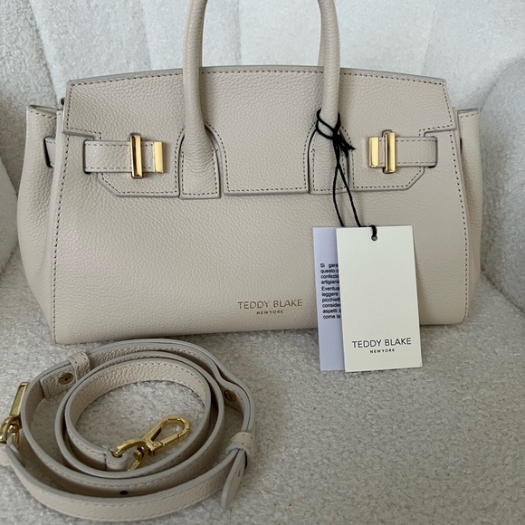 Teddy Blake | Bags | Teddy Blake Beige Leather Handbag | Poshmark